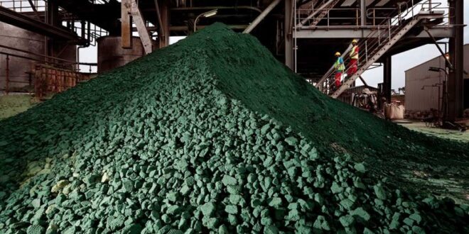 DRC: a third of the country's mining product exports in 2019 consisted ...
