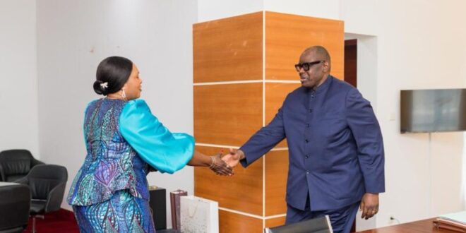 Lualaba Governor Fifi Masuka Meets New DRC Mines Minister Louis Watum ...